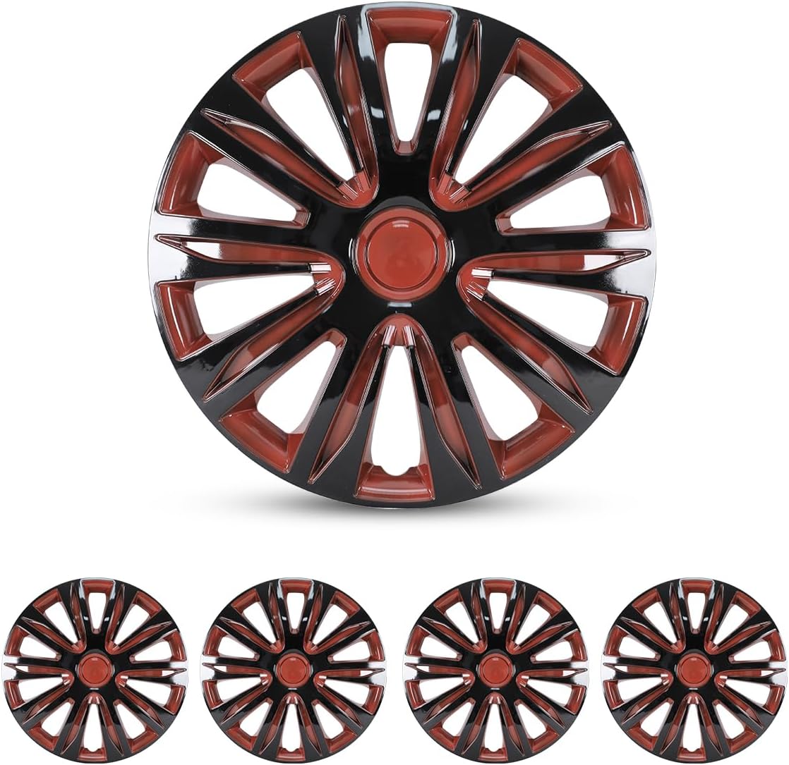 Amazon.com: AUTOWIKI 14 inch Wheel Rim Cover Hubcaps - Universal Hubcap ...