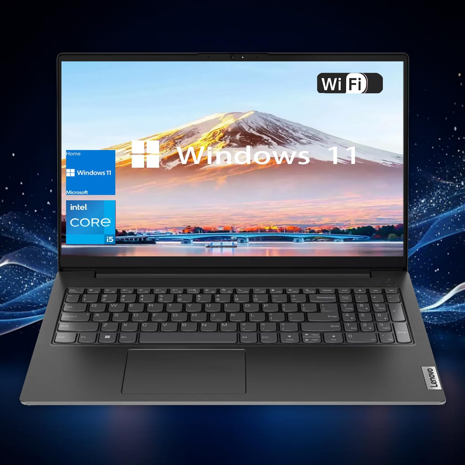 Amazon.com: Lenovo 3rd Gen 15.6" FHD Daily Laptop, Intel Core i5-1235U ...