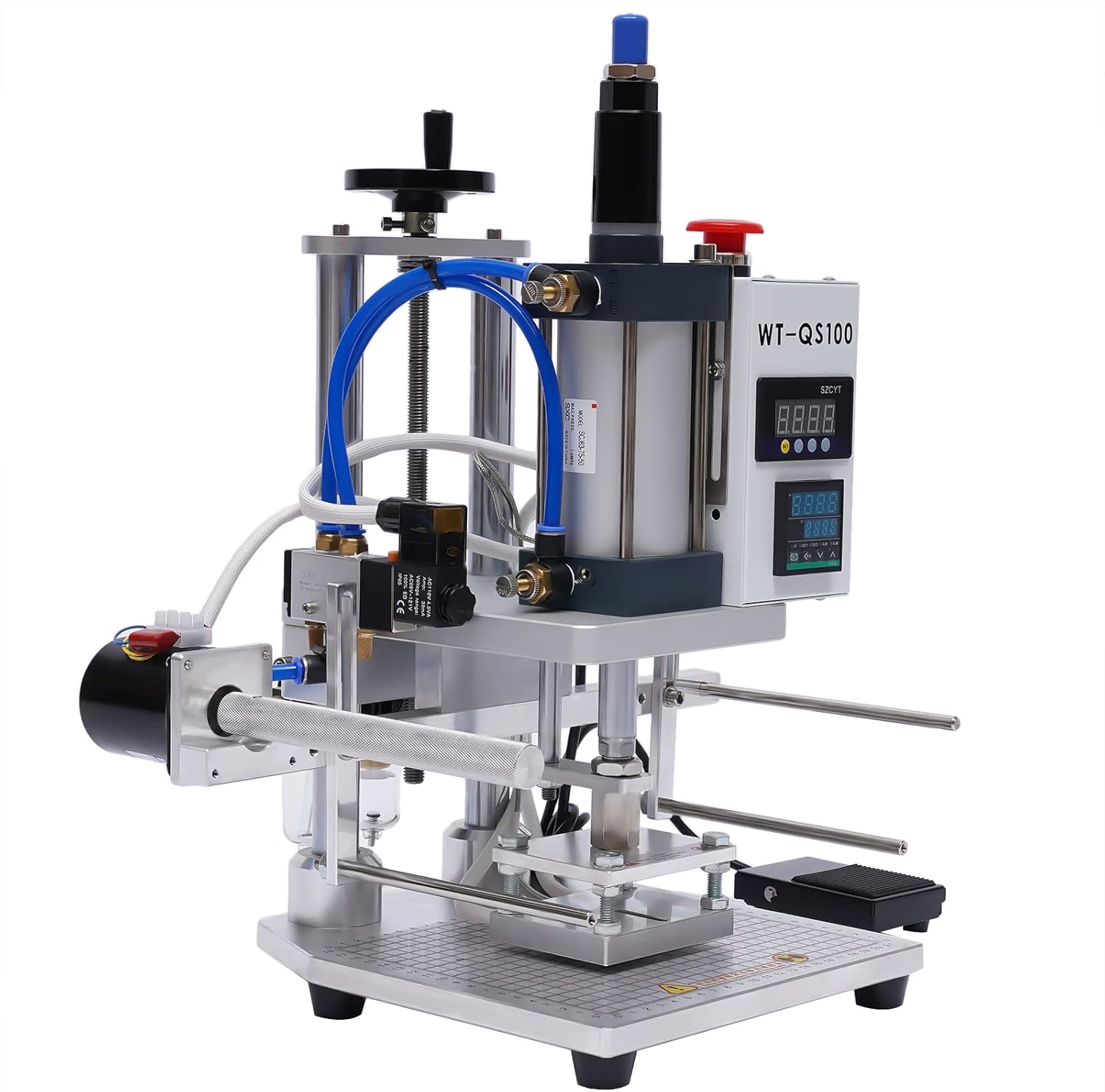 Amazon.com: Pneumatic Hot Foil Stamping Machine, 110V 500W Digital ...