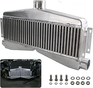 Amazon.com: PKSABB Universal Twin Turbo Bar & Plate Intercooler 2.5"to ...