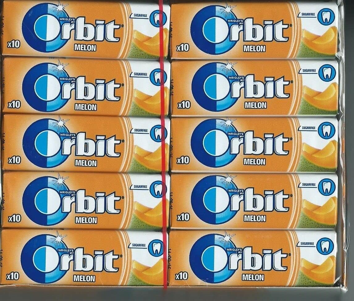 Original WRIGLEY'S ORBIT Chewing Gum 15 Packs Fresh Stock (Melon ...