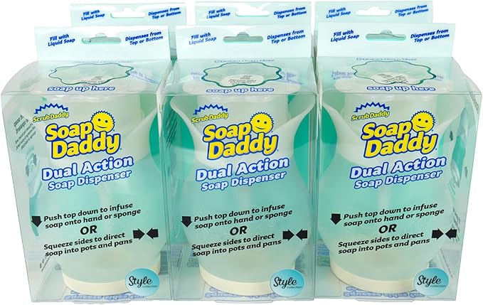 Amazon.com: Scrub Daddy Soap Daddy - Dual-Sided Liquid Dish Soap ...