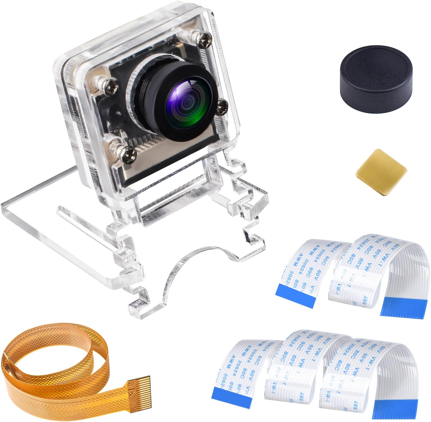 Amazon.com: MakerFocus Raspberry Pi 4B Camera IR Camera Module 75 ...