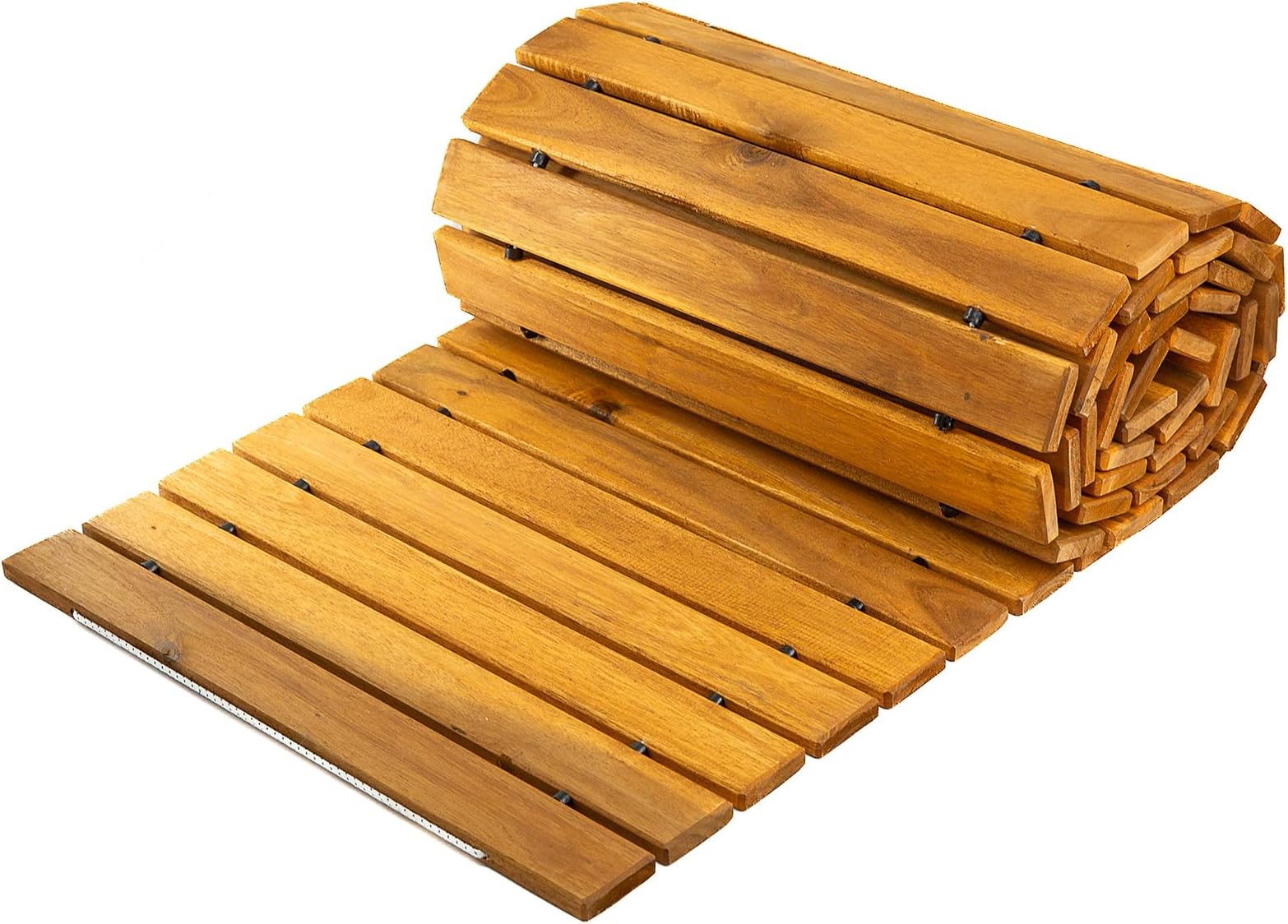 Amazon.com : Wellco 8 FT Wooden Garden Pathway,Outdoor Roll Out ...