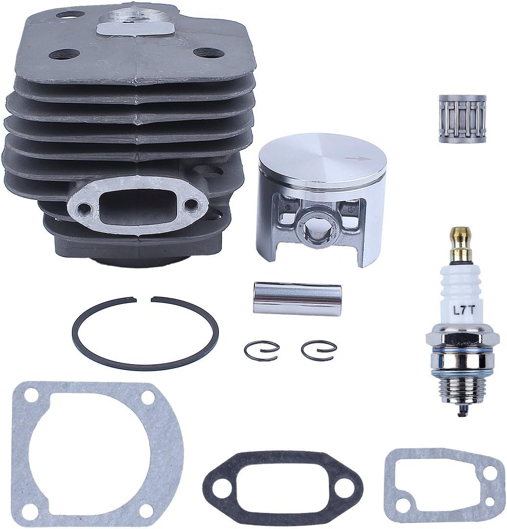 Amazon.com: HAISHINE 52mm Cylinder Piston w/Muffler Intake Gaskets ...
