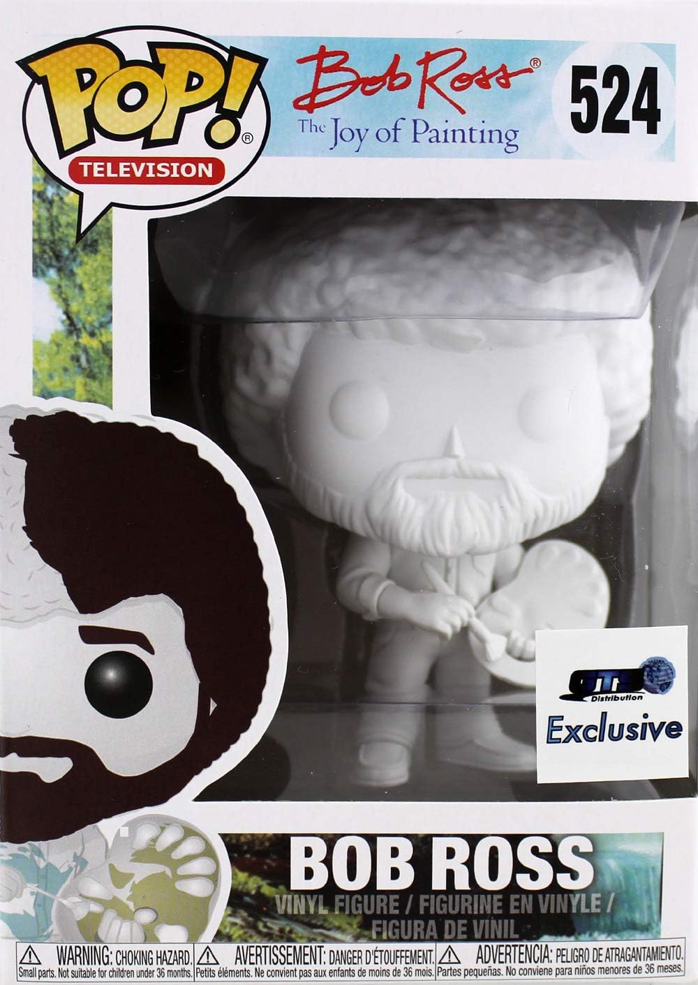 Amazon.com: Funko Pop! Bob Ross The Joy Of Painting #524 Do It Yourself ...