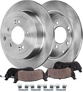 Amazon.com: Detroit Axle - Rear Brake Kit for Hyundai 2016-2021 Tucson, 2017-2021 Kia Sportage ...