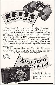 Amazon.com: RelicPaper 1933 Zeiss Binoculars, Ikon Cameras: Utmost ...