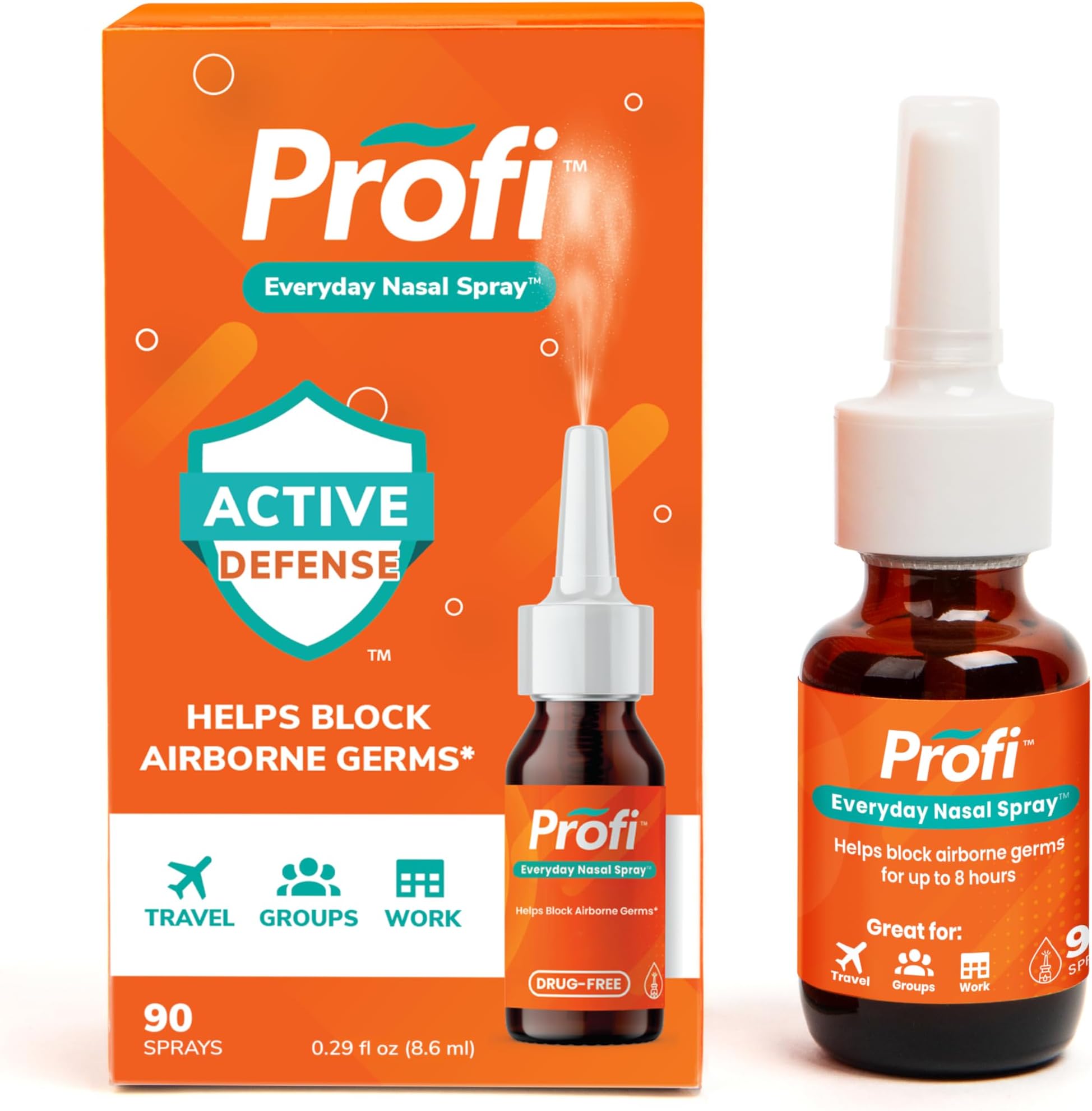 Amazon.com: Profi™ Everyday Nasal Spray - Helps Defend Against Airborne ...