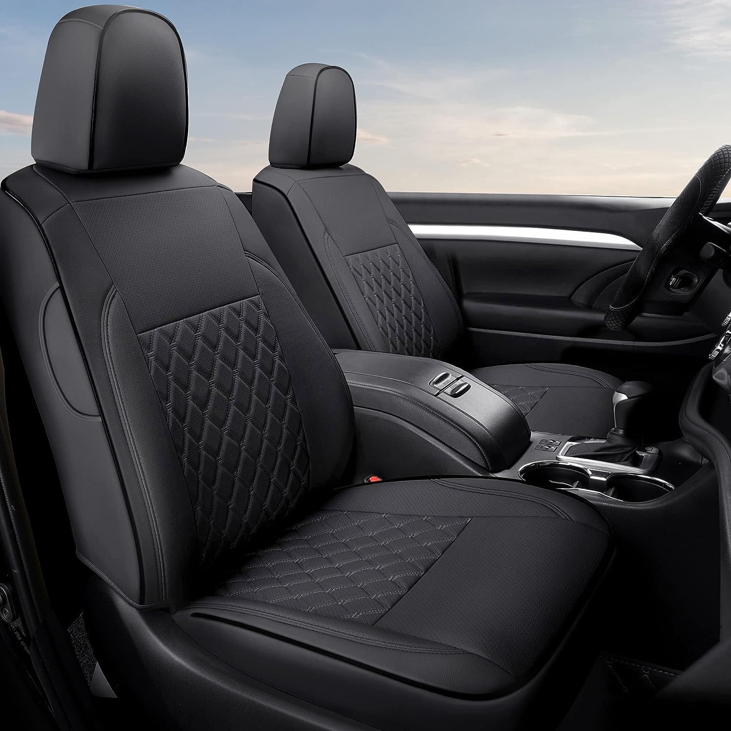 Amazon.com: GIANT PANDA Customized Full Set Car Seat Covers Fit for ...