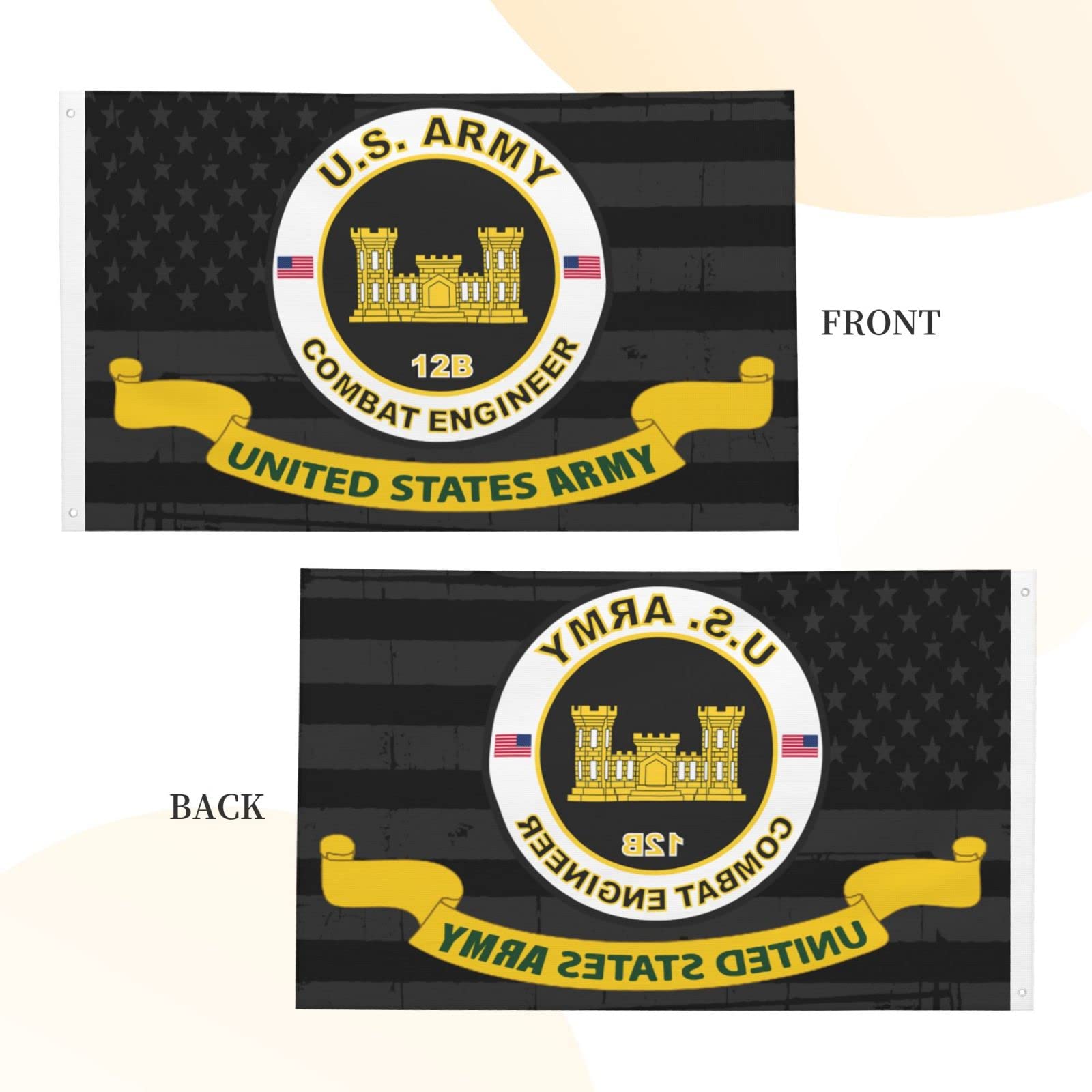 Us Army Combat Engineers Flag Washington Guard Member Makes History At
