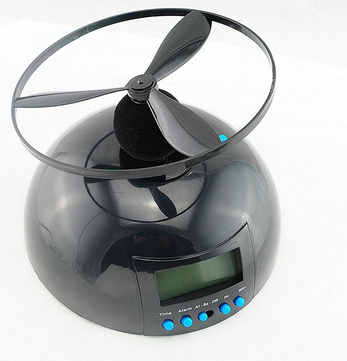 Enshey Flying Alarm Clock Crazy Helicopter Novelty Alarm Clock UFO ...