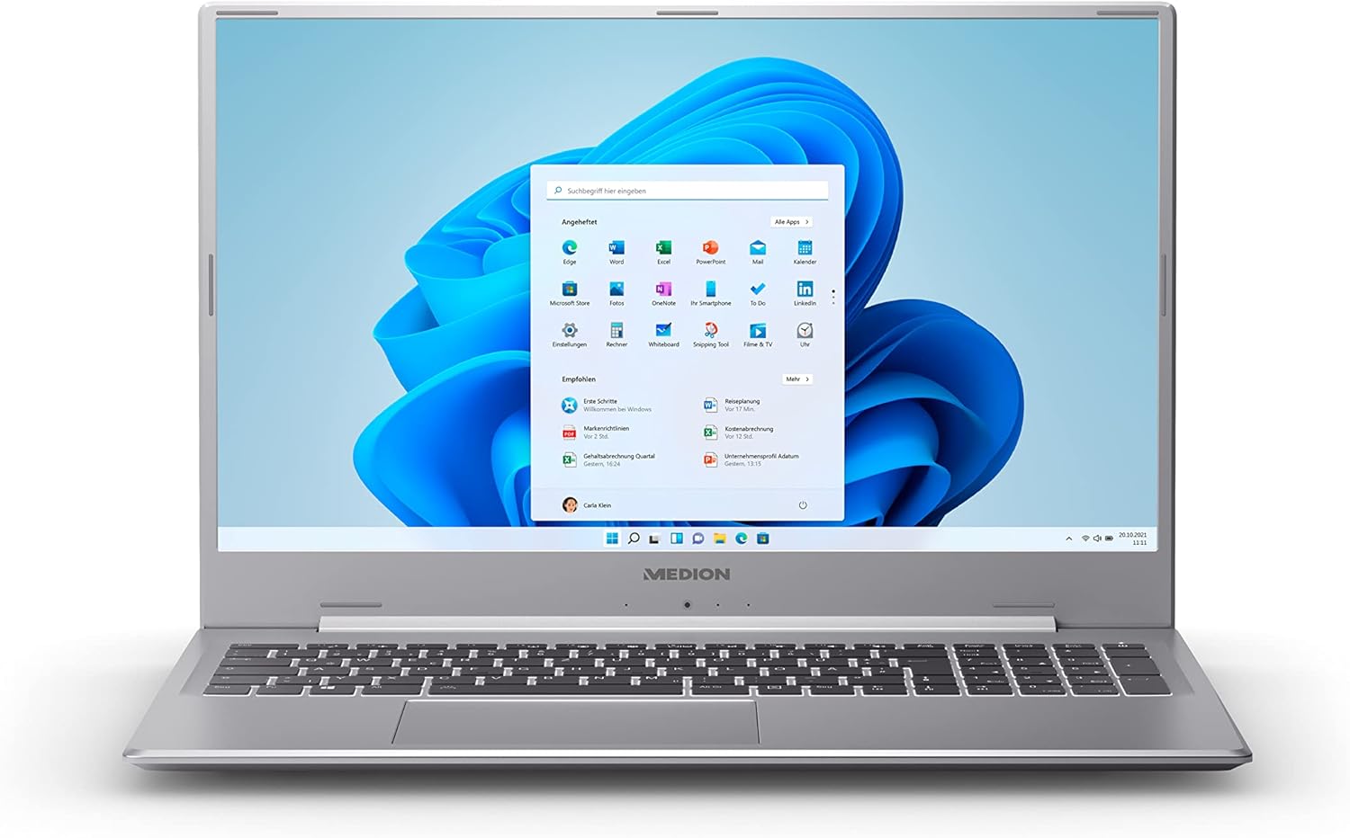 MEDION Notebook PC Portatile in Alluminio S17405, Display Full HD 17,3 ...