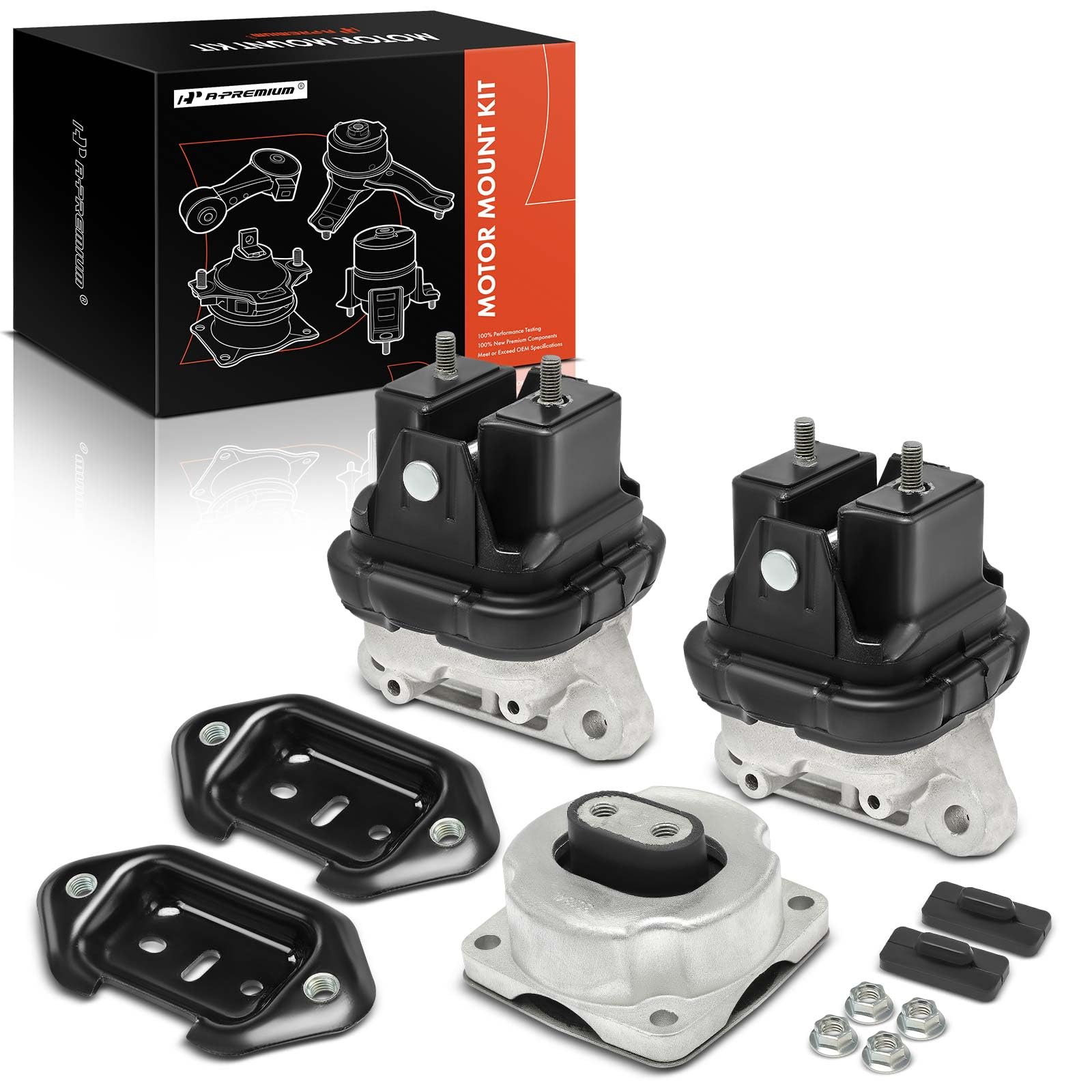 Amazon.com: A-Premium 3PCS Engine Motor Mount and Transmission Mount Set Compatible with Dodge ...