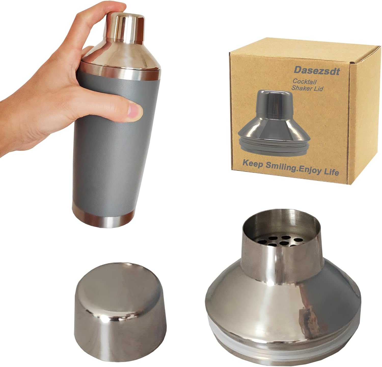 Amazon.com: Cocktail Shaker Lid Compatible for Yeti 20oz Lid Cocktail ...