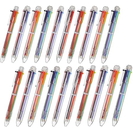 Multicoloured Pens, Shuttle Art 23 Pack 6-in-1 0.7mm 6 Colours ...