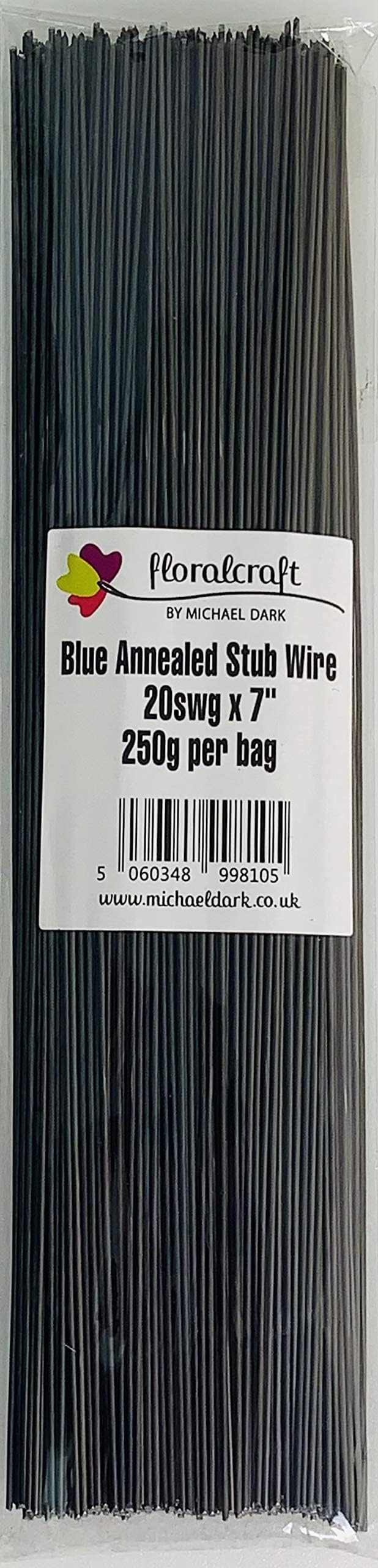 FLORIST, STUB WIRE (0.7mm) 22swg x 7.00" All weights (60g 110+ wires ...