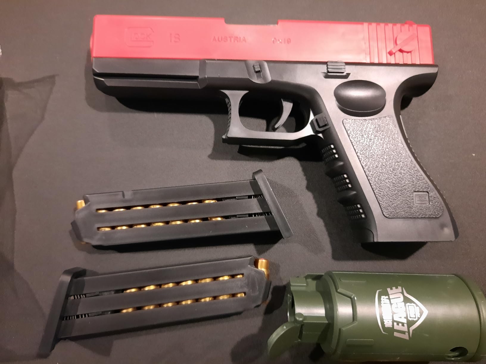 $7/mo - Finance Toy Gun with Jump Mag, Soft Bullets Toys Foam Blaster ...