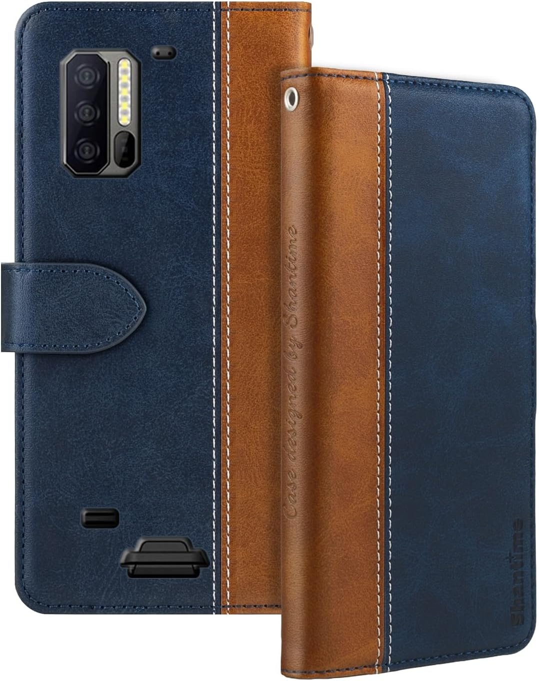 Amazon.com: Shantime Leather Flip Case Compatible with Ulefone Armor 7 ...