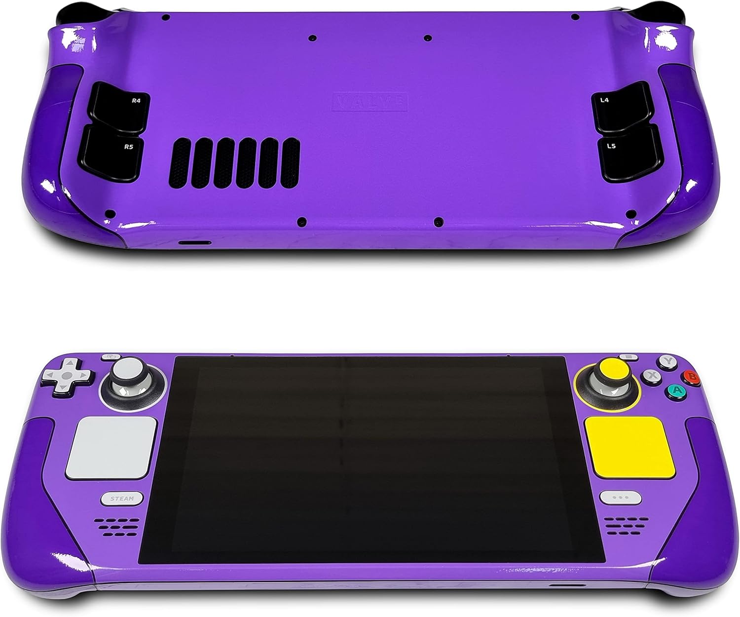 Amazon.com: Steam Deck Skin, Purple Cube Edition, Full Wrapping Vinyl ...