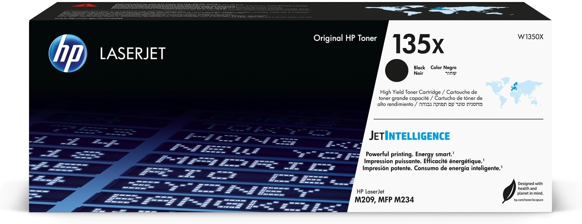 HP 135X Nero, W1350X, Cartuccia Toner Originale HP da 2400 Pagine ...