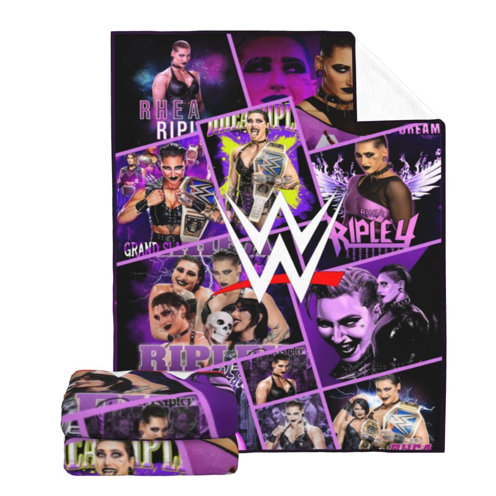 Amazon.com: NINWANAG Rh'ea Wrestler Rip'ley Flannel Throw Blanket Soft ...