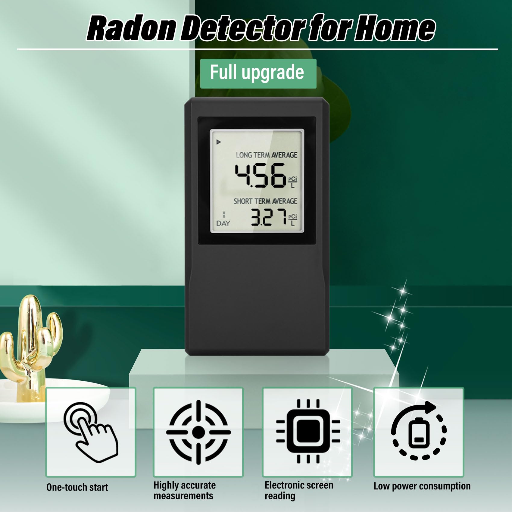 Snapklik.com : Radon Detector For Home, Allows Short And Long Term ...