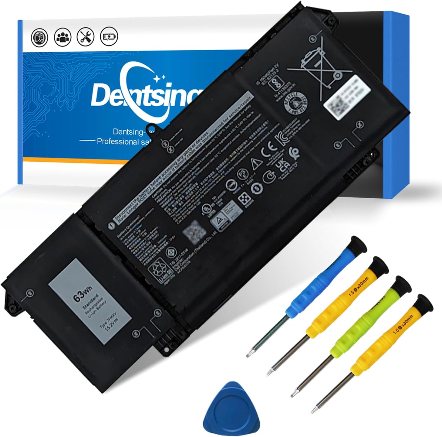 Amazon.com: 7FMXV 63Wh Laptop Battery Replacement for Dell Latitude ...