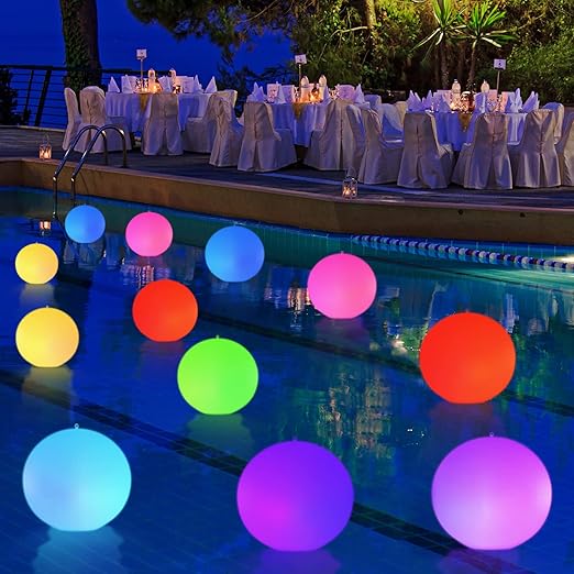 Amazon.com : Bulk Solar Floating Lights, Solar LED Ball Lights, IP68 ...