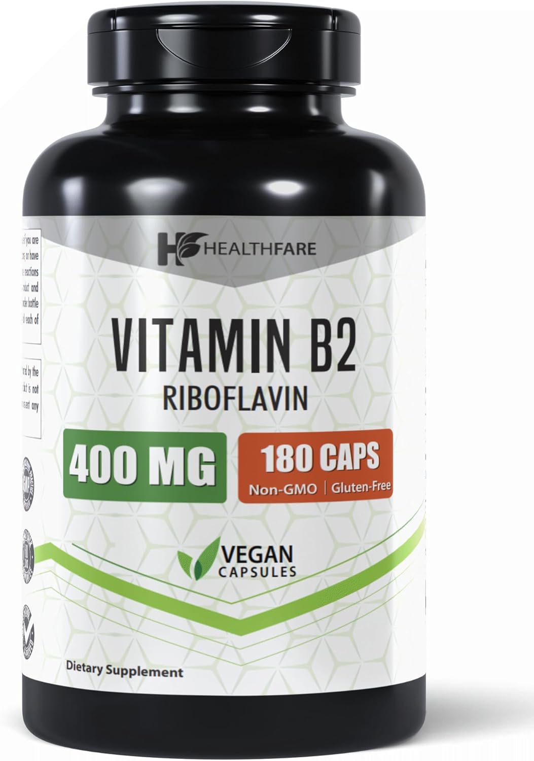 Amazon.com: Healthfare Vitamin B2 400mg | 180 Capsules | Riboflavin ...
