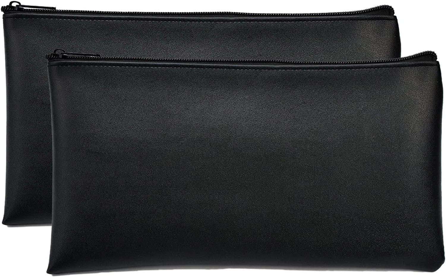 Amazon.com : Zipper Bank Bags,4 Pack Money Pouch Bank Deposit Bag PU ...