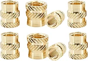 Amazon.com: 50Pcs M1.6 M2 M2.5 M3 M4 M5 M6 M8 Brass Insert Nut Hot Melt Heat Threaded Nuts ...