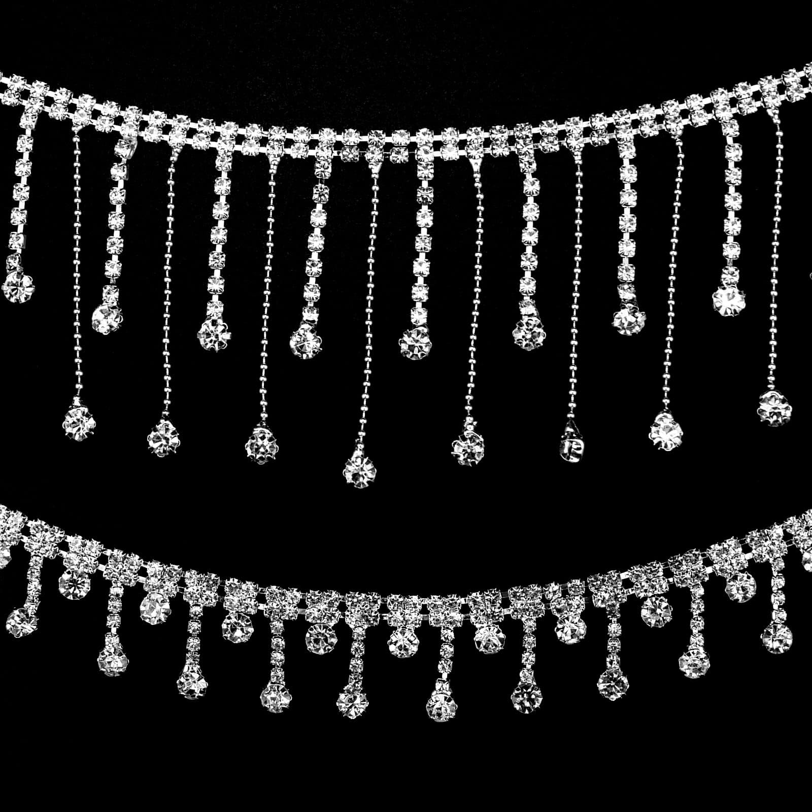 Amazon.de: Winter Shore 1,8 m Fransen-Strassband Tassel Chain ...