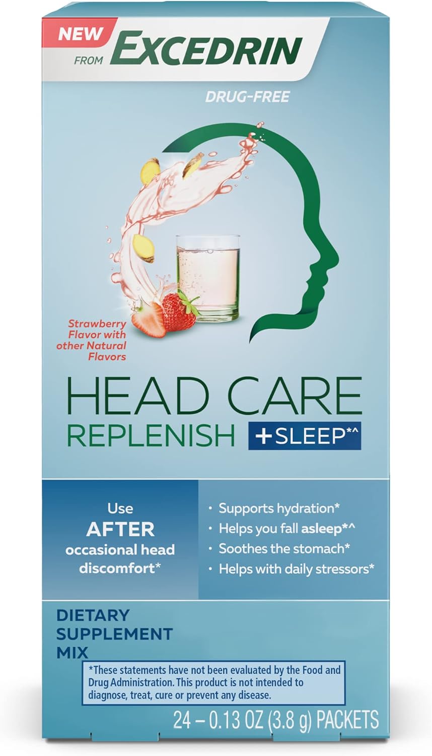 Amazon.com: Excedrin Head Care Replenish Plus Sleep From Excedrin with ...