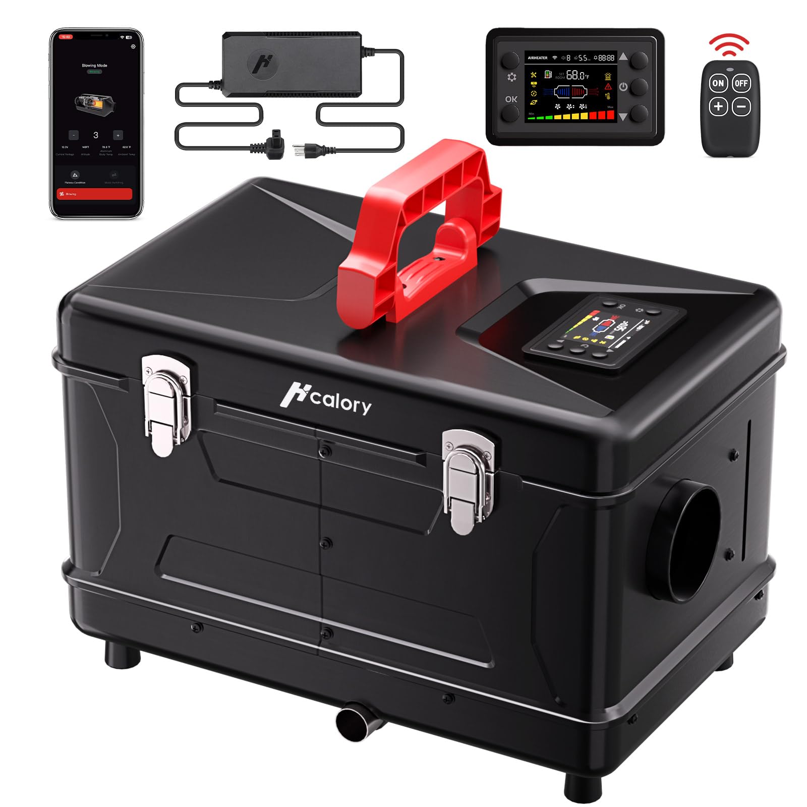 HCALORY Diesel Heater 8KW Toolbox Compact 2 Diesel Air Heater All-in ...