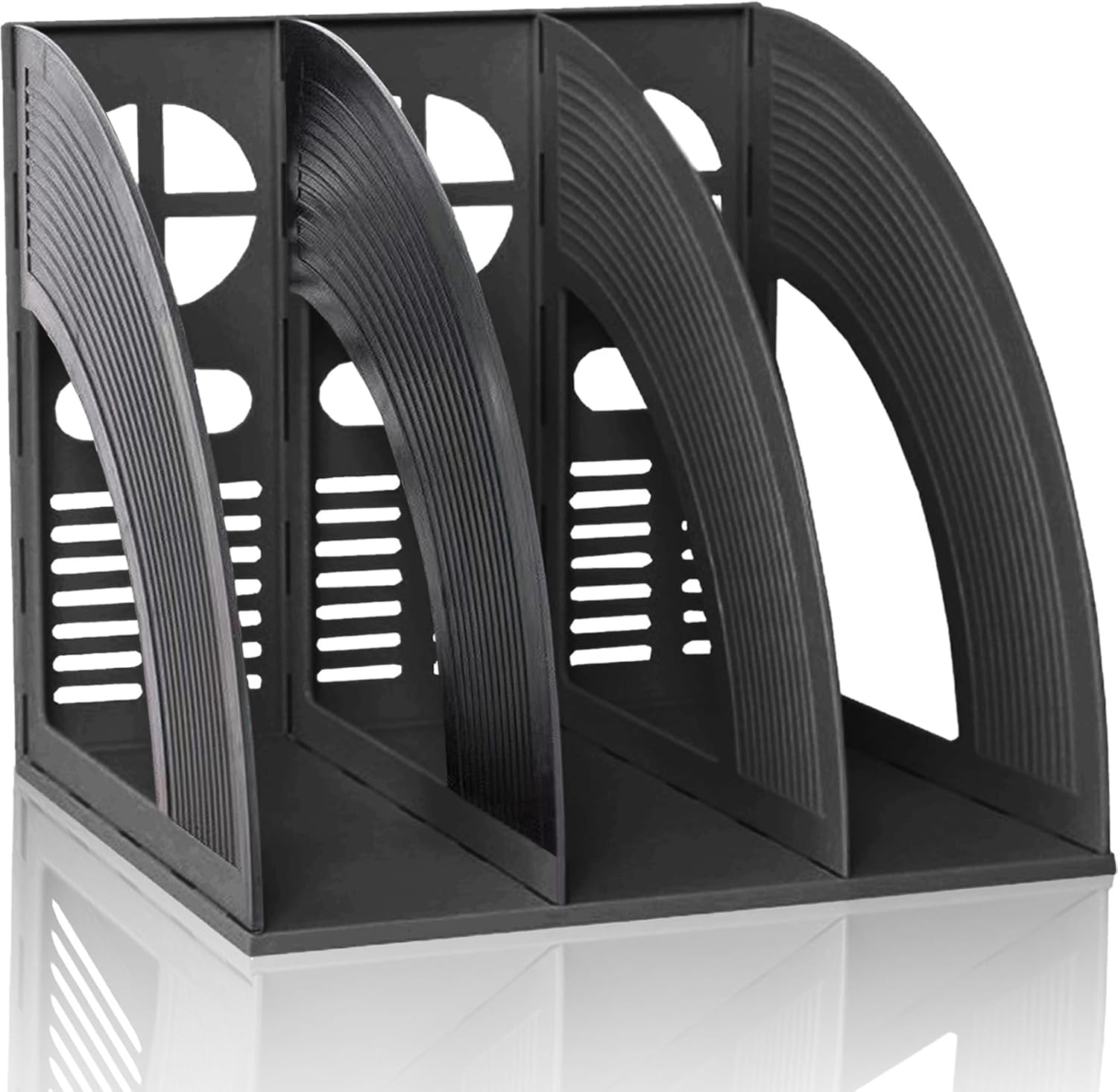 KXF Arched File Organiser Desktop File Organizer 3 Compartments for A4 ...