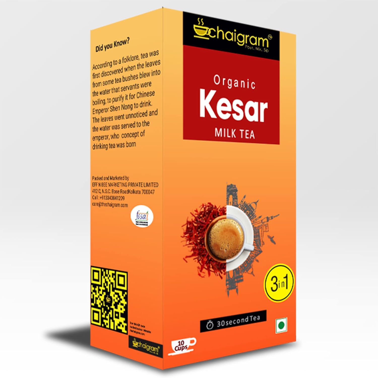 CHAIGRAM Kesar Tea Instant Tea Premix (Tea Powder) | 100% natural ...