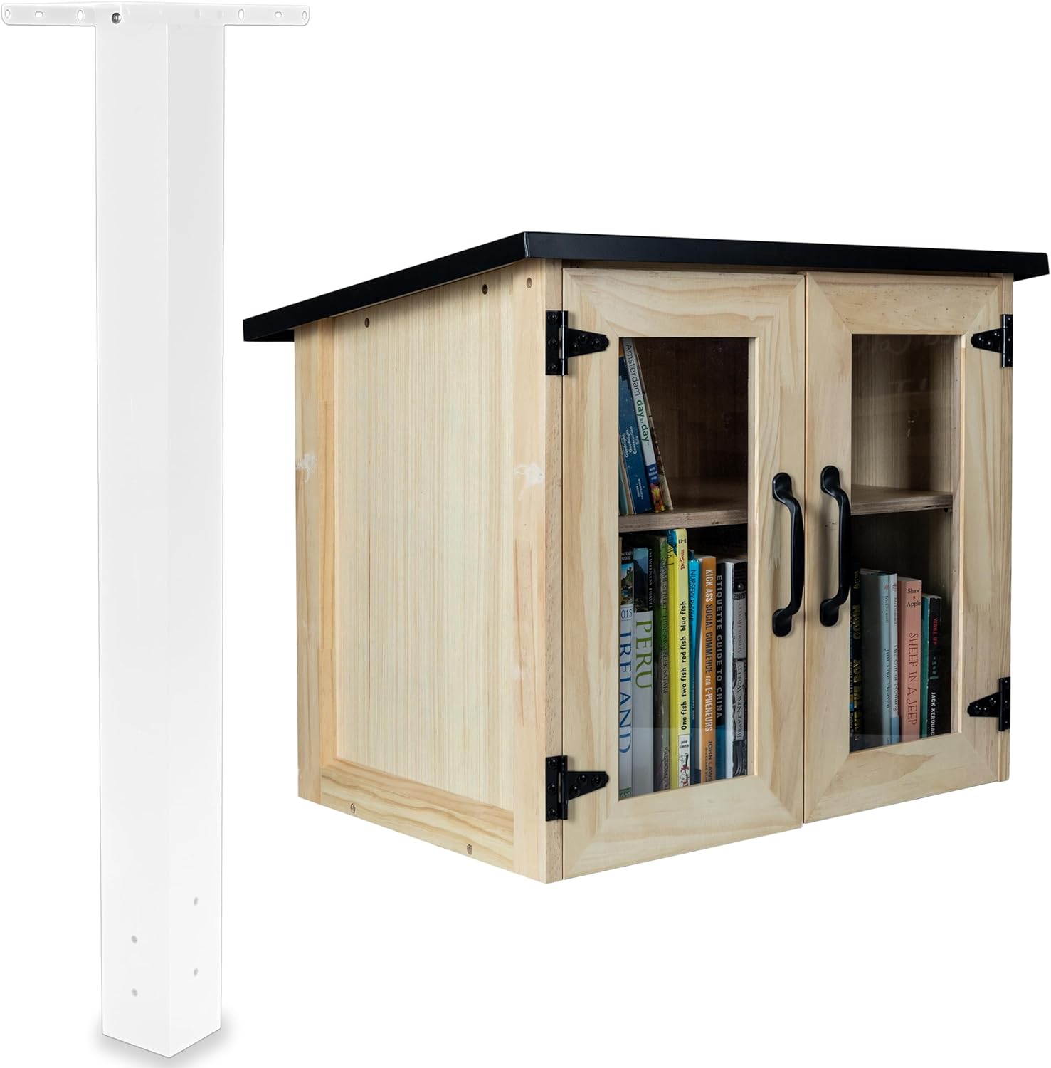 Amazon.com: Ilyapa Outdoor Library Book Box - Free Literature Exchange ...