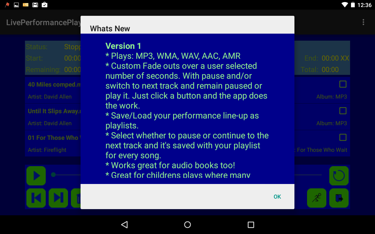 Live Performance Music Player - App on Amazon Appstore