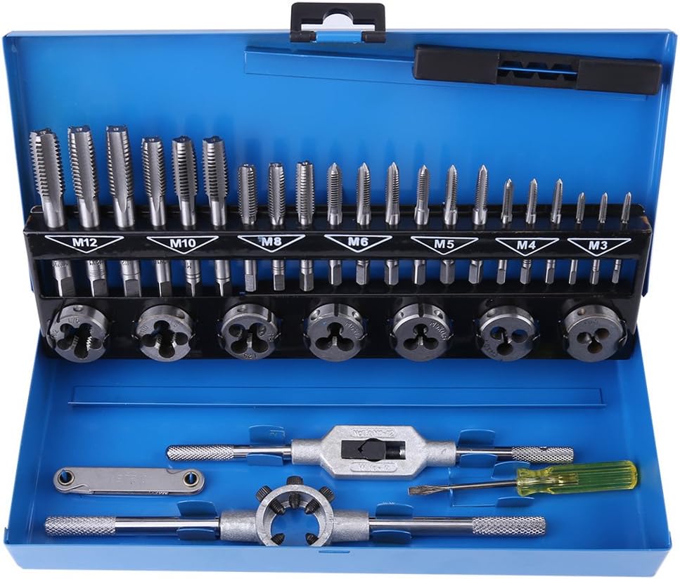 Juego de machuelos | HSS M3-M12 | 21 piezas : Amazon.com.mx ...