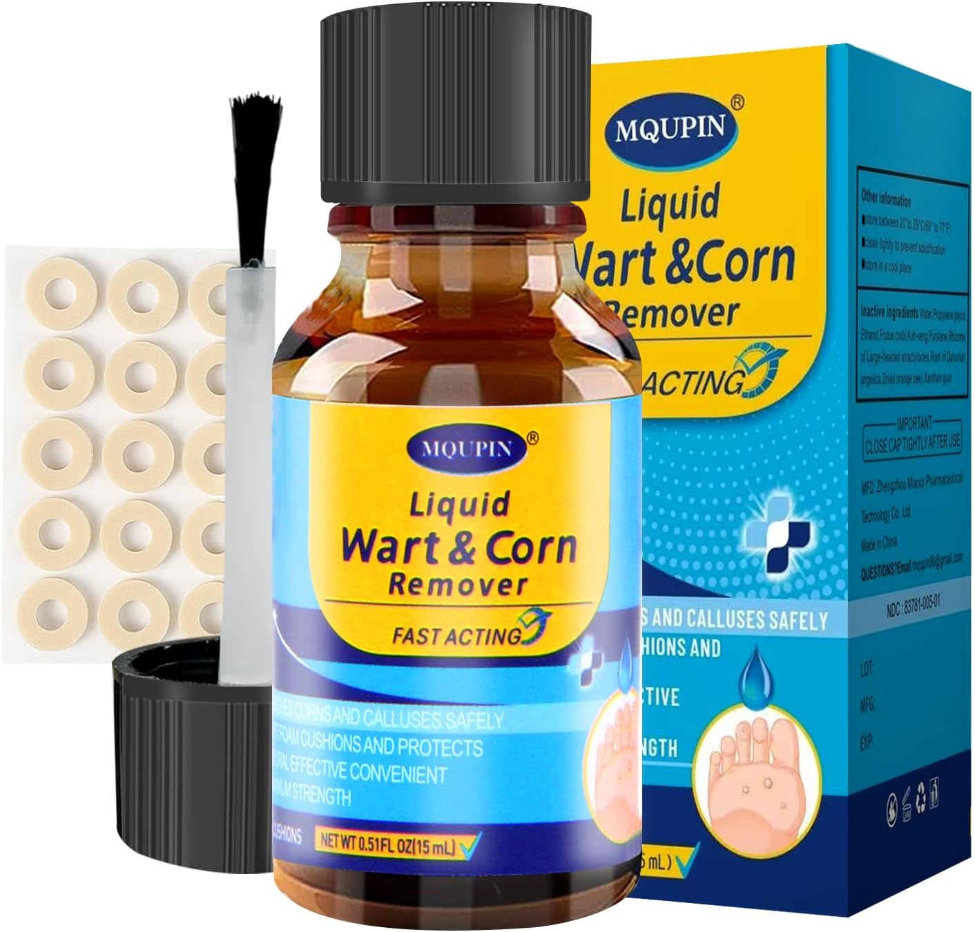 Amazon.com: MQFORU Corn Remover, Corn Removers for Toes, Callus Remover ...