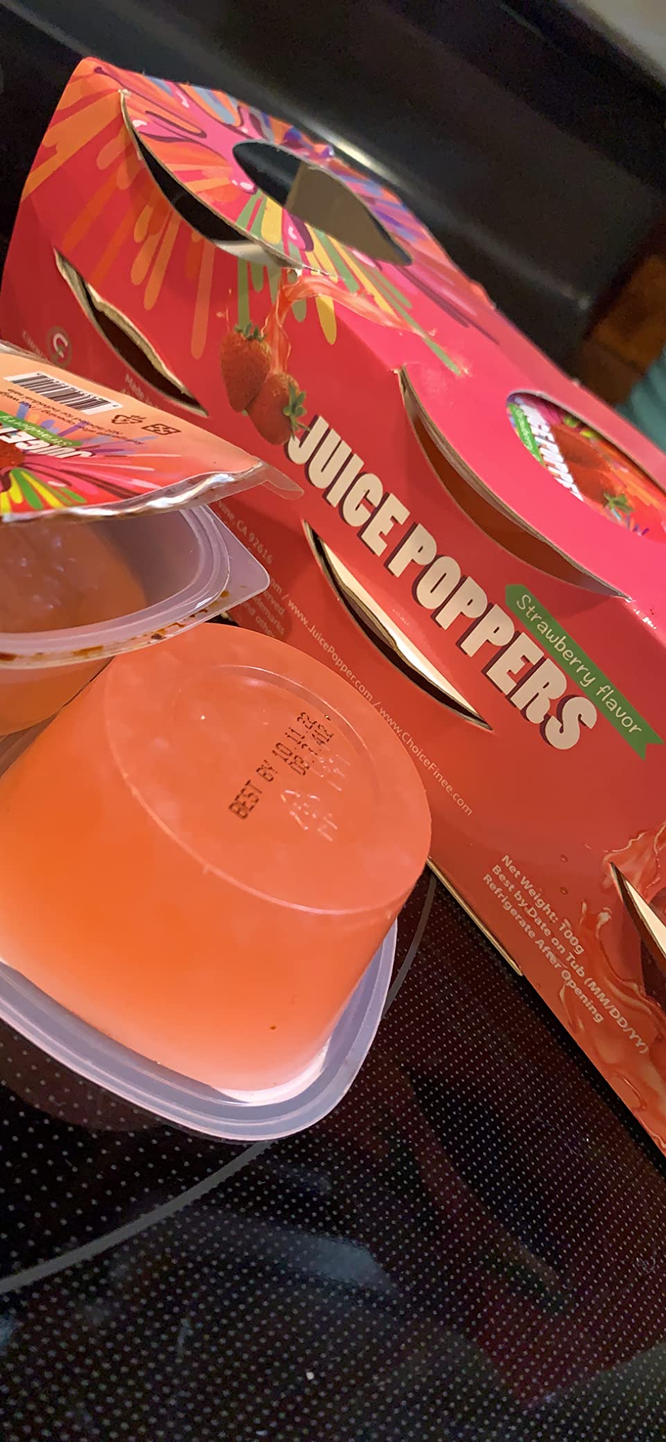 Amazon.com: Strawberry Juice Poppers (6-pack)