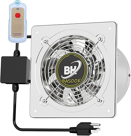 Amazon.com: 8-Inch Through Wall Kitchen Exhaust Fan - 576 CFM with ...