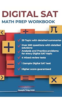 Amazon.com: DIGITAL SAT MATH PREP WORKBOOK : "Ace the Test with ...