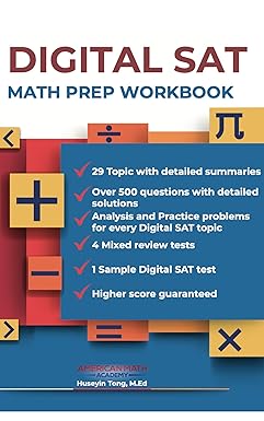 Amazon.com: DIGITAL SAT MATH PREP WORKBOOK : "Ace the Test with ...