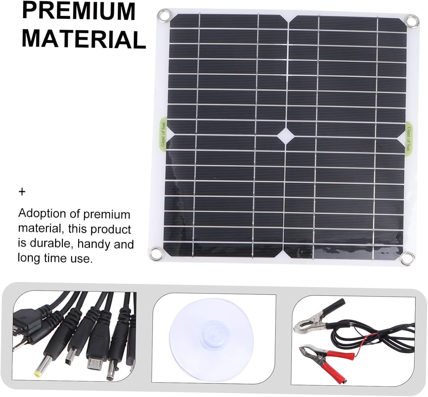 HANABASS 1 Set Solar Panel Camping Charger Recharchargable Batteries ...