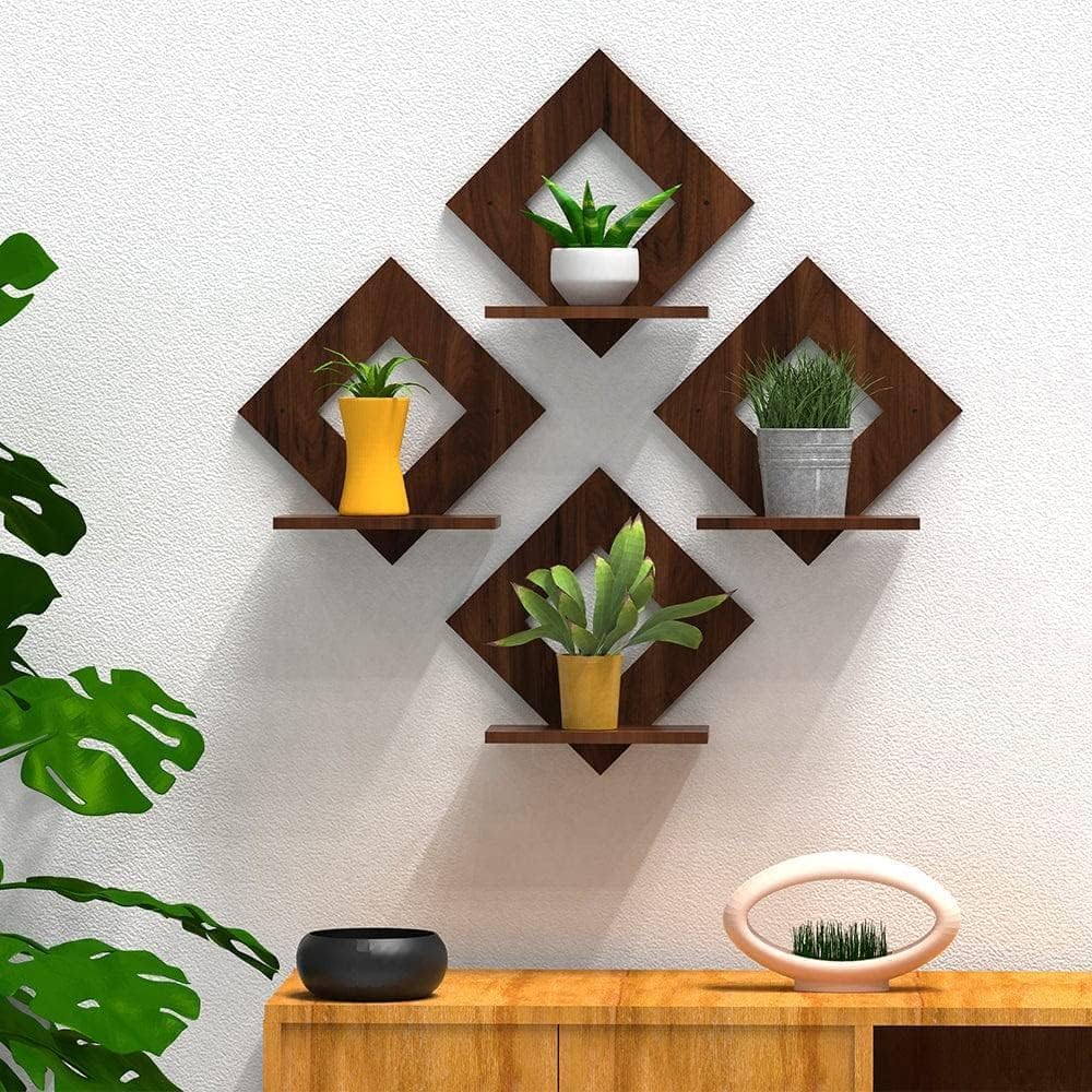 House Multipurpose Wall Mounted Shelves Decor Stands and Flower Pots ...