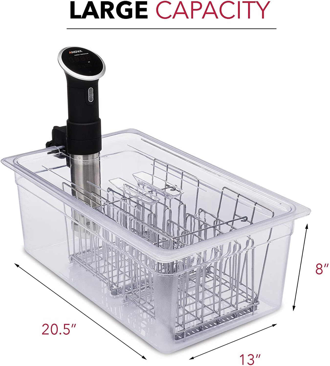 VÄESKE Large Sous Vide Container 26 Quarts with Lid Review - Sous Vide Idea