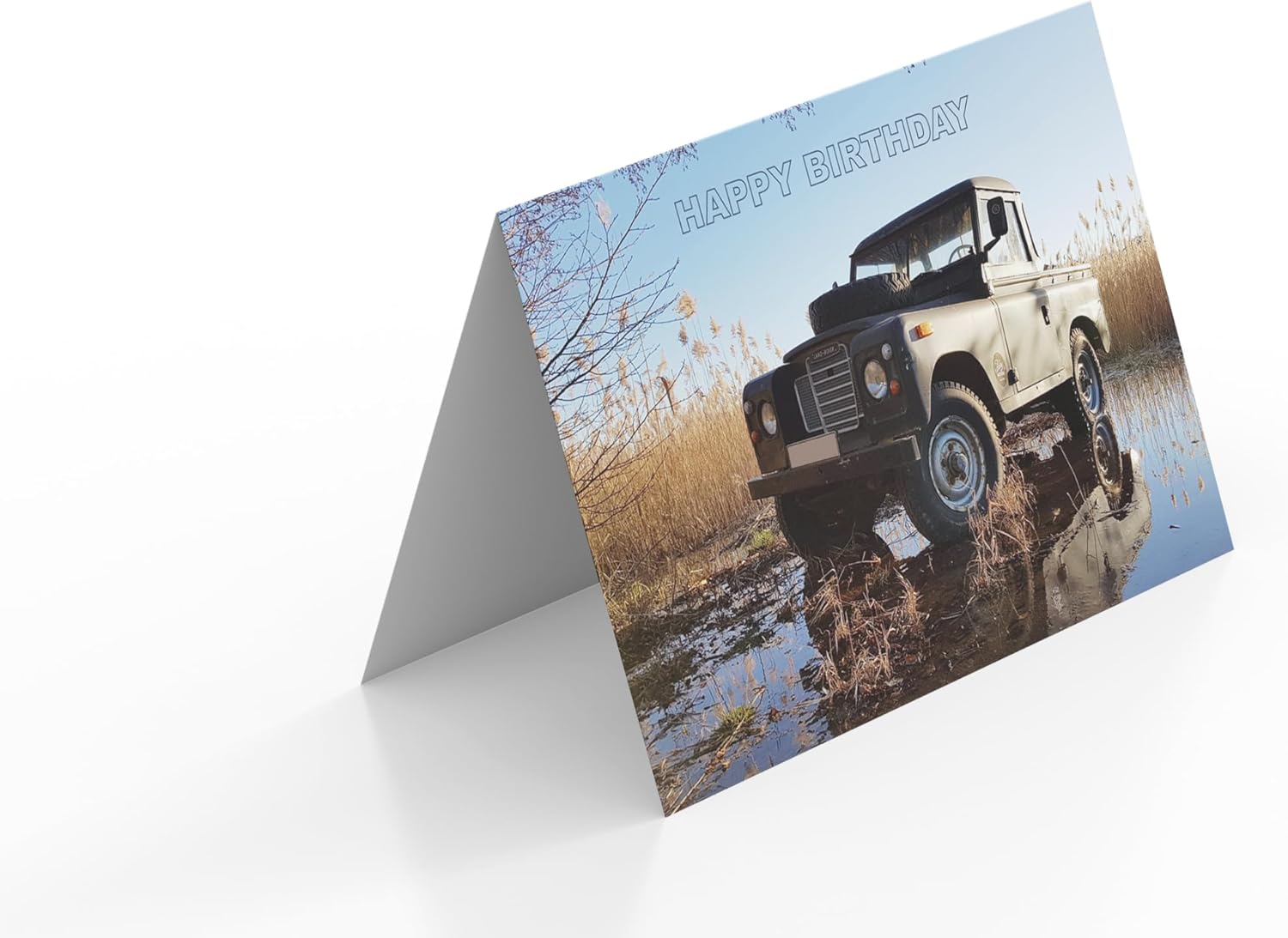 Happy Birthday Land Rover Greeting Card 125mm x 178mm Including ...