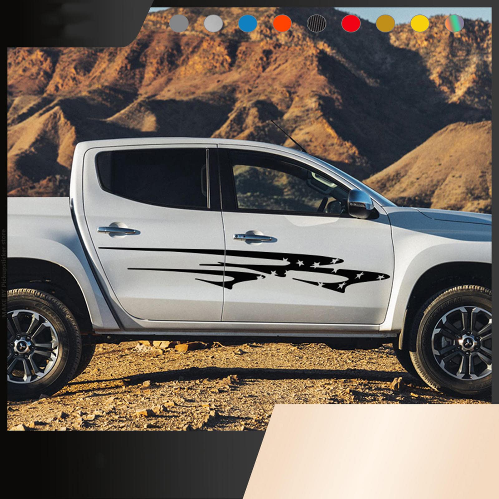 Buy WINZKI Car Universal Sticker,For Ford F150 Ranger Chevrolet ...